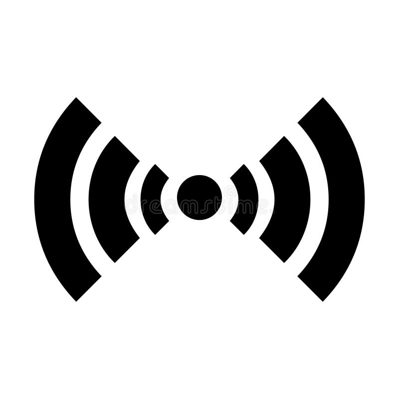 Wifi Signal Icon Symbols and an Internet Connection, that Enable Remote ...