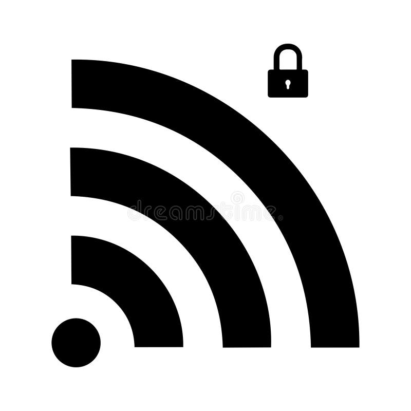 Wifi Signal Icon Symbols and an Internet Connection, that Enable Remote ...