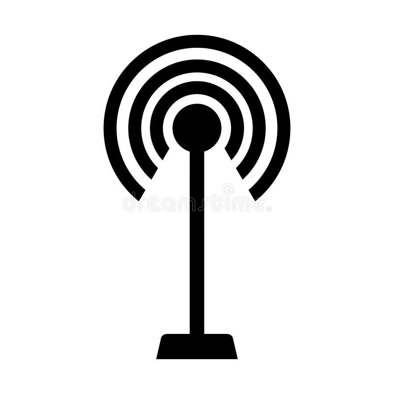 Wifi Signal Icon Symbols and an Internet Connection, that Enable Remote ...