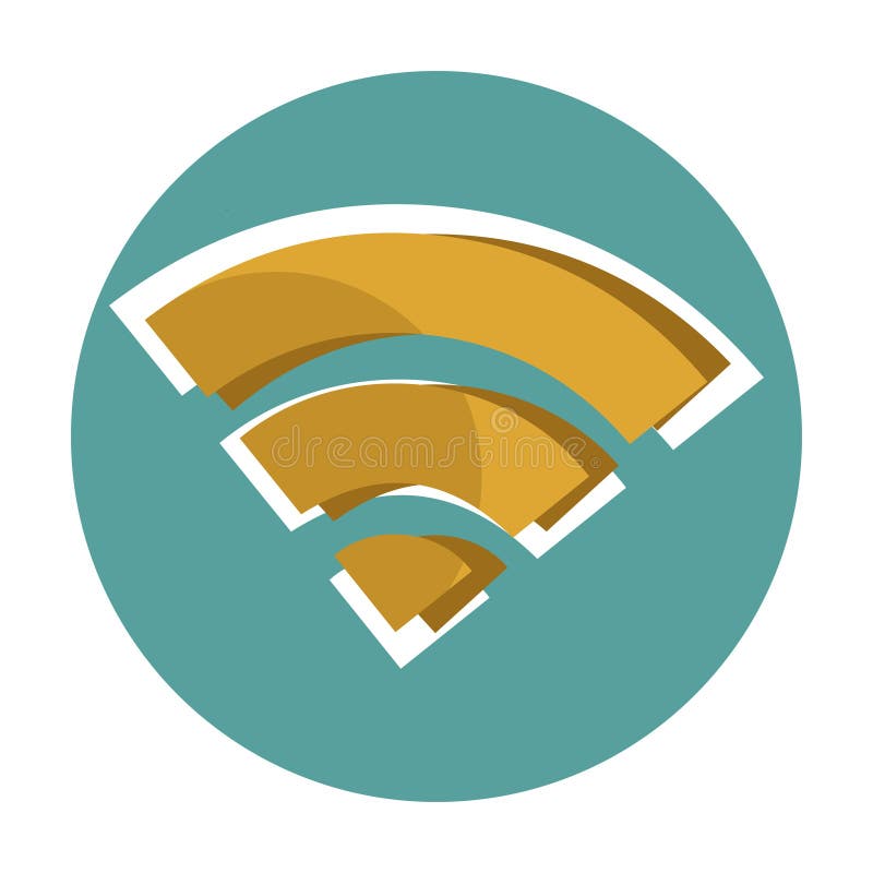 Wifi Internet Icon in Comic Style, Wifi Router Icon Cartoon Vector ...