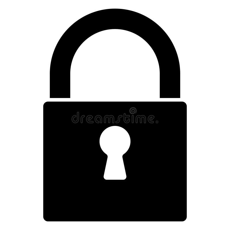 Lock Closed Icon. Locked, Padlock Symbol. Template Design for Web ...