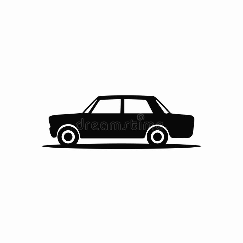 Car Silhouette Icon. Side View Stock Vector - Illustration of icon ...