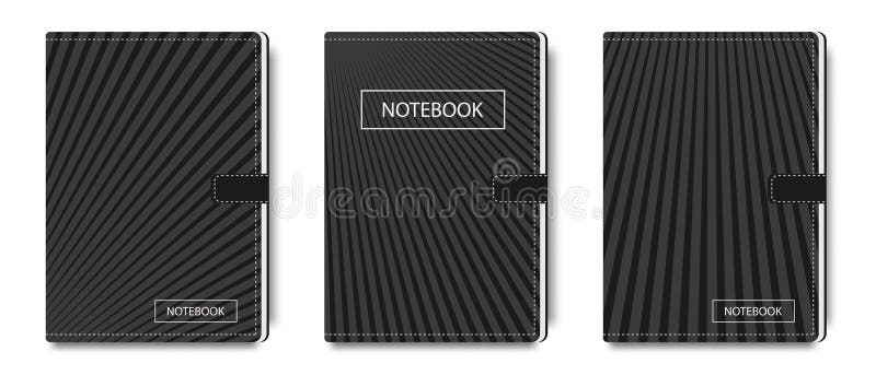 Black Notepads Stock Illustrations – 265 Black Notepads Stock ...