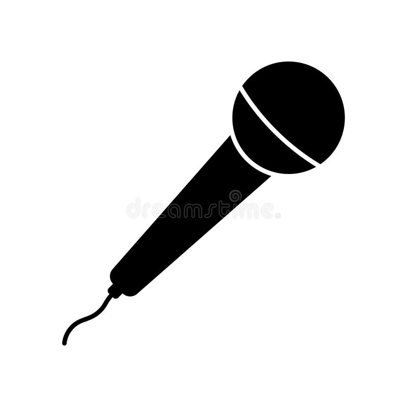 Microphone Vector Icon. Mic Symbol. Modern, Simple Flat Vector ...