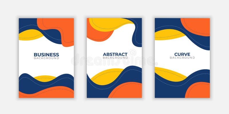 Set Abstract Colorful Geometric Modern the Presentation Cover Etc Stock ...