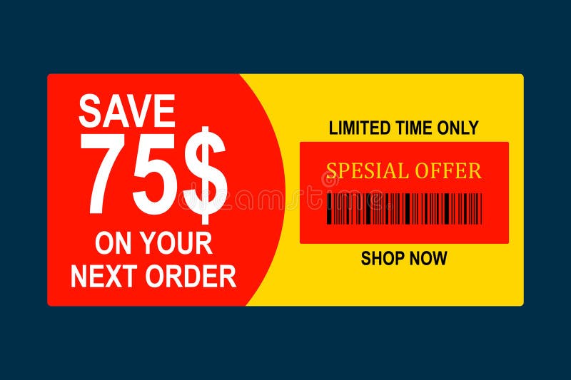 Gift Certificate with Coupon Code. Special Offer for Your Next Order ...