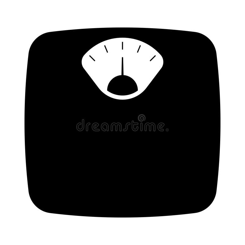 Bathroom Floor Scale Vector Icon. Measure Symbol. Fitness, Healthcare ...