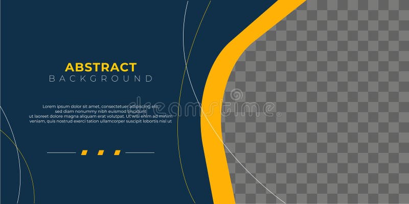 Modern Flat Design Blue and Orange Abstract Geometric Background Vector ...