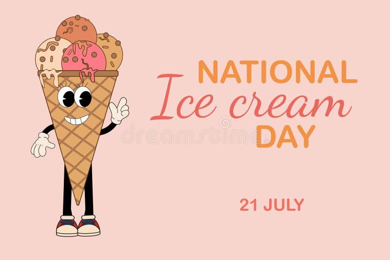National Ice Cream Day. Vector Template for Background, Banner, Card ...