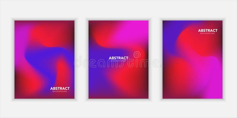 Abstract Liquid Background Layout Bright Color Blend Stock Vector ...