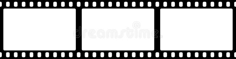 Old Retro Grunge Film Long Strip, Vintage Filmstrip Roll Frame, Photo ...