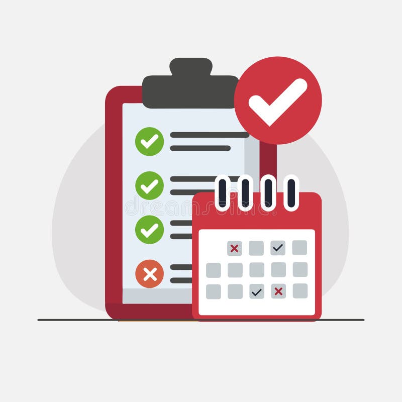 Set Schedule Management Icon, Can Also Be Used for Search Engine ...