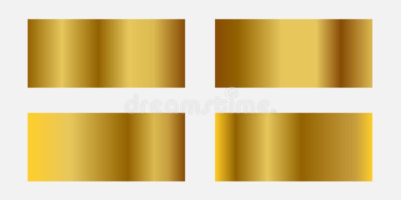 Yellow Gold Gradients Golden Metallic Gradients for Greeting Card Etc ...