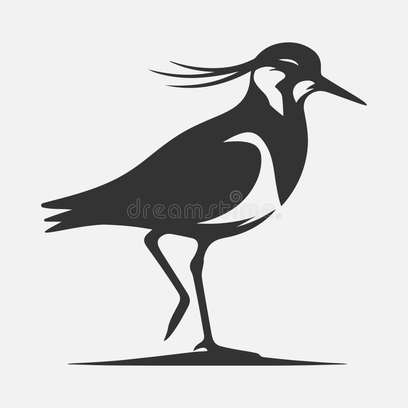Lapwing Silhouette Stock Illustrations – 50 Lapwing Silhouette Stock ...