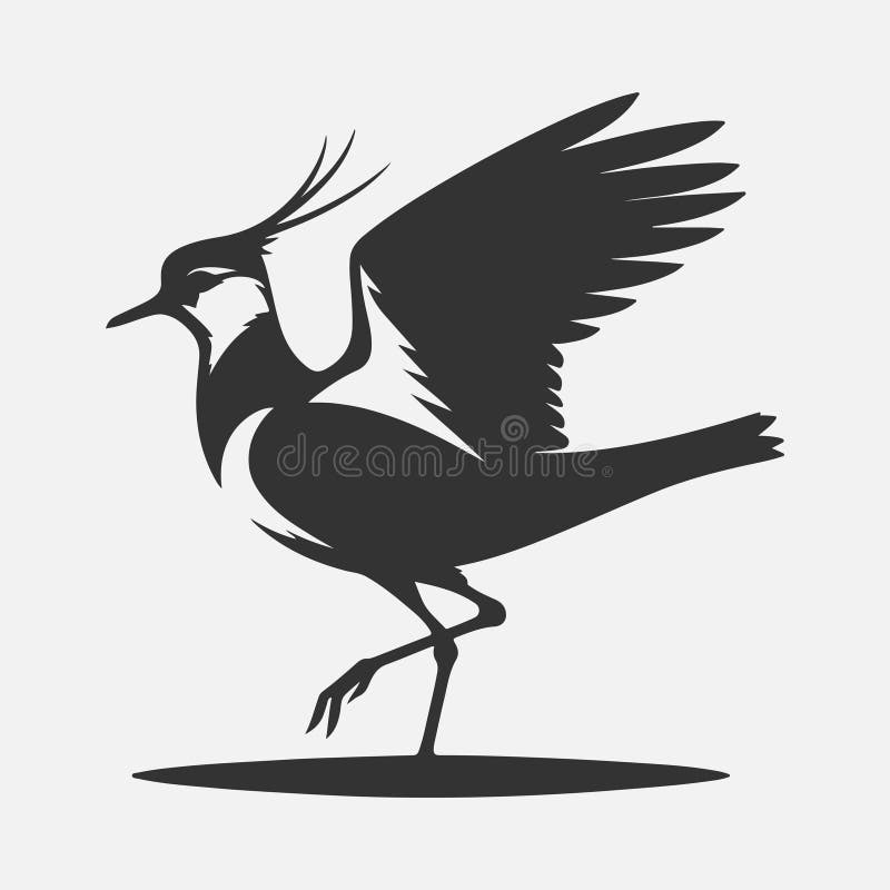Lapwing Silhouette Stock Illustrations – 50 Lapwing Silhouette Stock ...