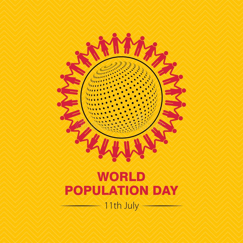 World Population Day Vector File. Design for World Population Day Stock ...