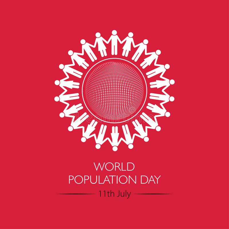 Population Day Creative Concept Design for Banner, Poster. Flat World ...