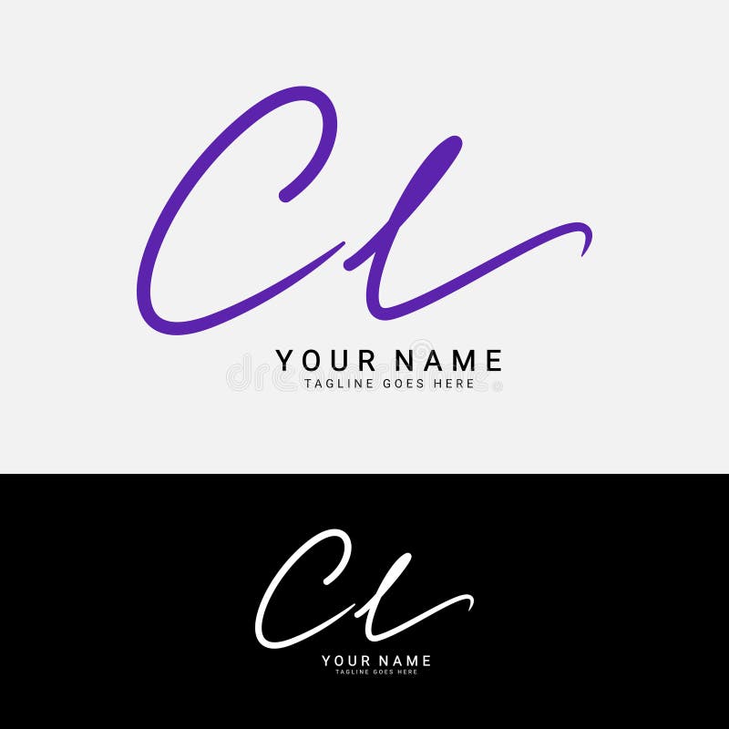 Letter Cl Symbol Concept Logo Design Stock Illustrations – 968 Letter ...