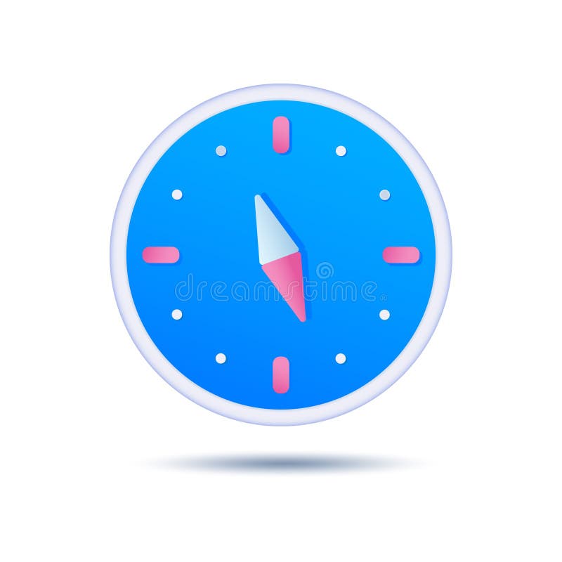 Wind Rose and Compass 3d Figure Stock Illustration - Illustration of ...