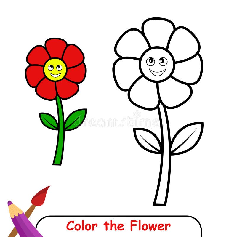Flower Kid Coloring Page Stock Illustrations – 4,269 Flower Kid ...
