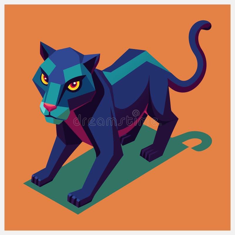 Panther Isometric Illustrations ,the Ultimate Collection Stock ...