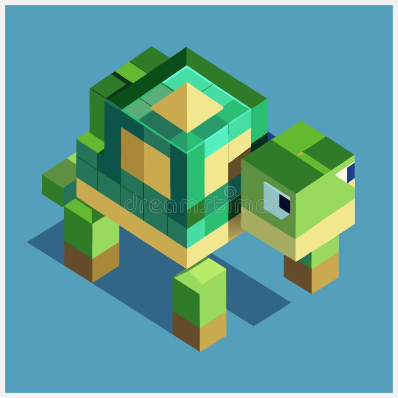 Majestic Turtle Isometric Illustrations: a Stunning Collection of ...