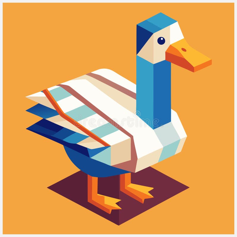 Goose Isometric Illustrations ,a Comprehensive Collection of Unique and ...