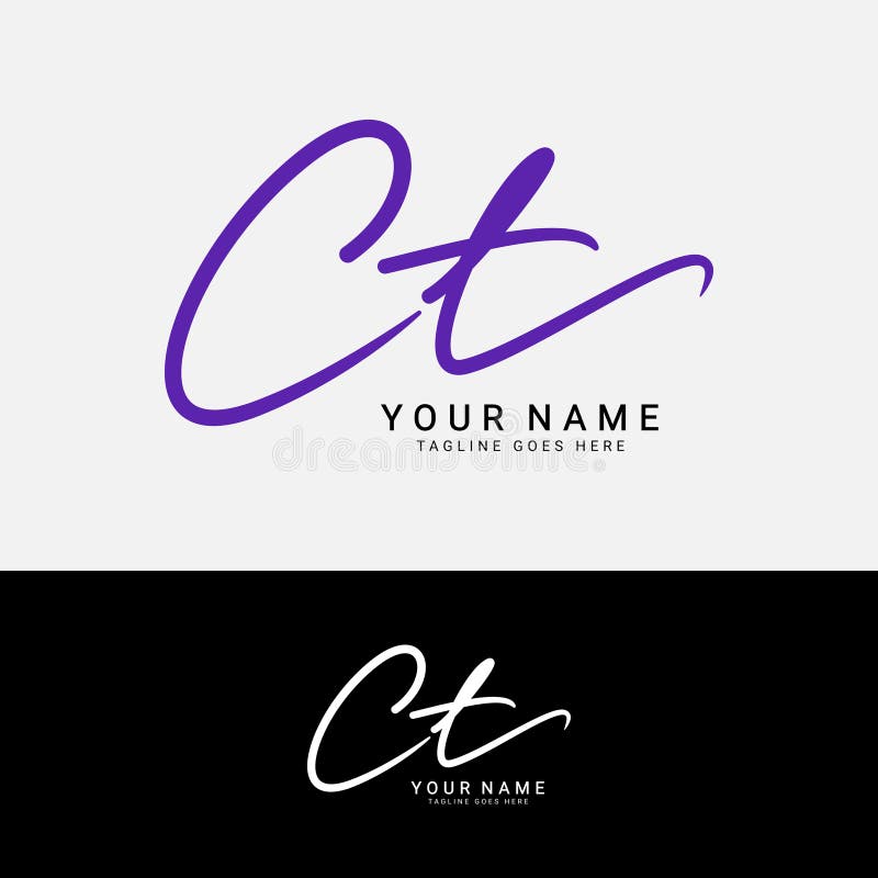Letter Logo Ct Stock Illustrations – 1,532 Letter Logo Ct Stock ...