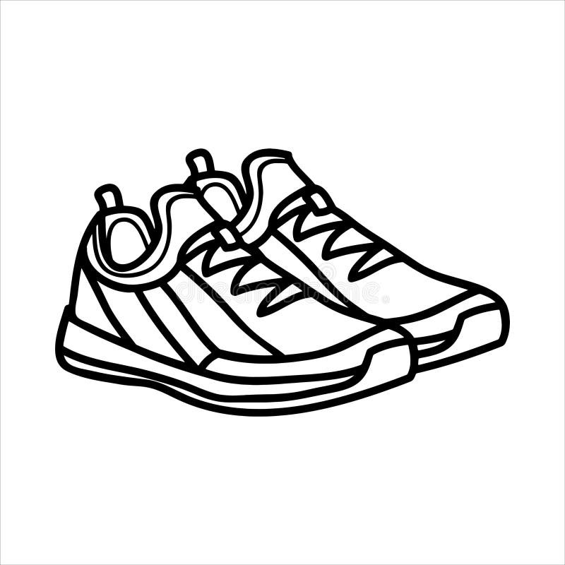 Running Shoes Mockup Design Vector Stock Vector - Illustration of ...