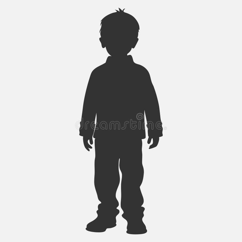 Child Body Silhouette Vector Premium Illustrative Design for ...