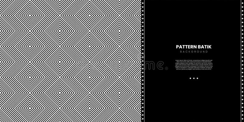 Linear Flat Design Abstract Lines Pattern, Batik Line Pattern Abstract ...