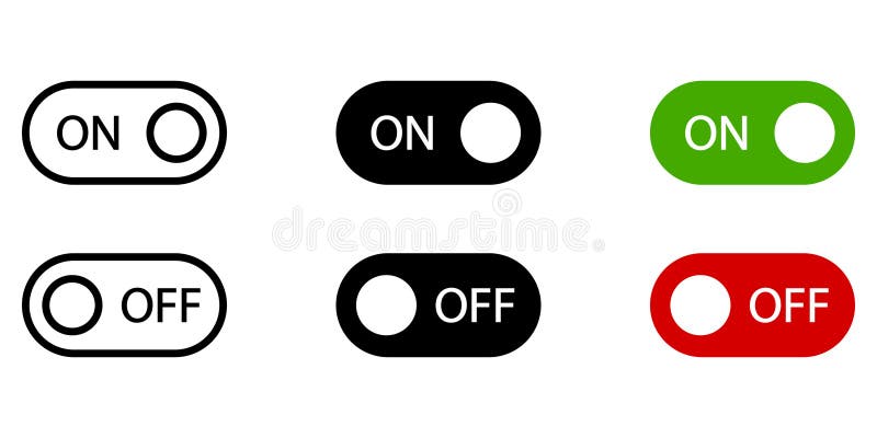 Active Inactive Icon Stock Illustrations – 1,540 Active Inactive Icon ...