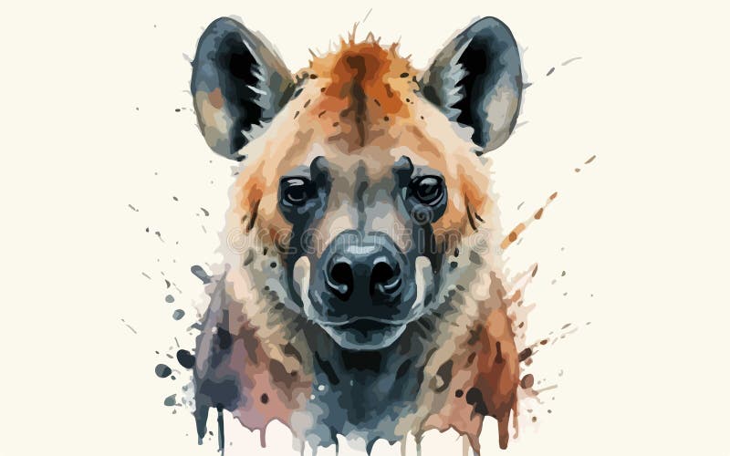 Hyena Art and Illustration Generative AI Stock Illustration ...