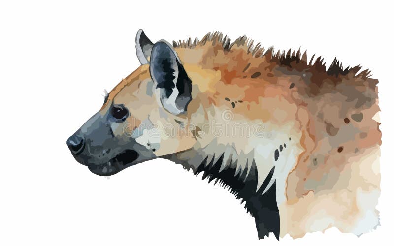 Hyena Art and Illustration Generative AI Stock Illustration ...