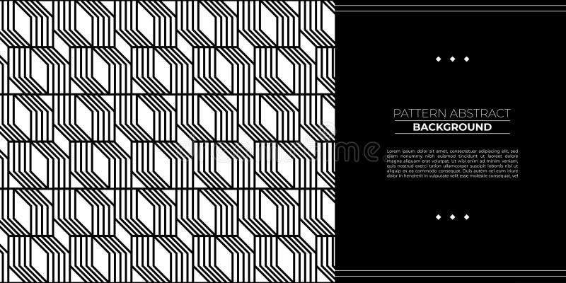 3D Dimensional Lined Cubes Seamless Pattern, Geometric Endless Texture ...