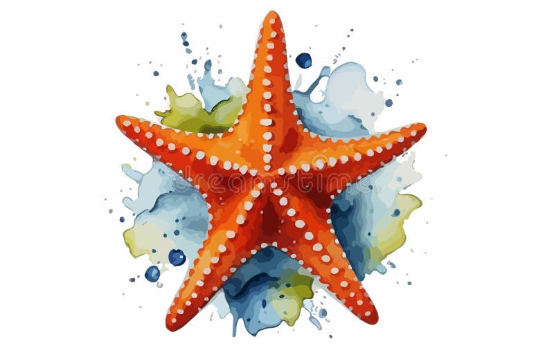 Star Fish Art and Illustration Generative AI Stock Illustration ...