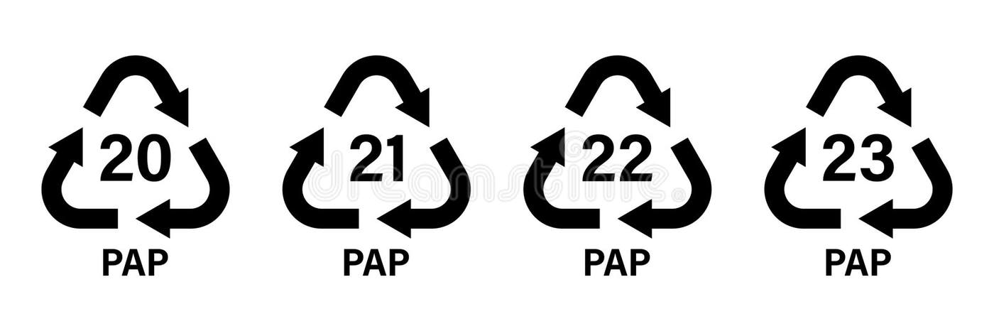 Recycle Code 20 Paper Stock Illustrations – 22 Recycle Code 20 Paper ...