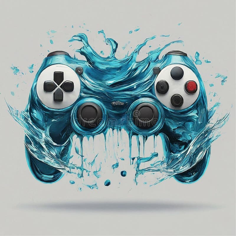 Sticker with a Pile of Different Game Controllers Clipart Vector Stock ...