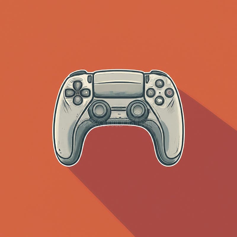 Sticker with a Pile of Different Game Controllers Clipart Vector Stock ...