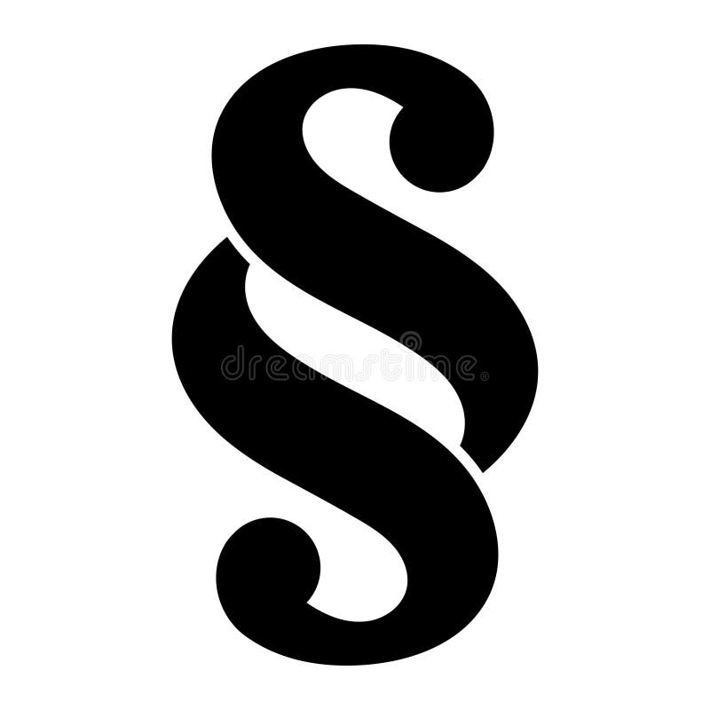 Paragraph Symbol Vector Icon. Flat Design Illustration Isolated on ...