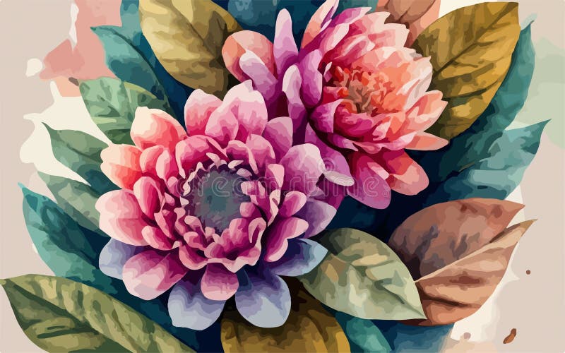 Watercolor Illustration of Ashoka Flower, Botanical Illustration ...