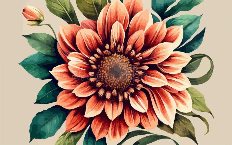 Watercolor Illustration of Ashoka Flower, Botanical Illustration ...