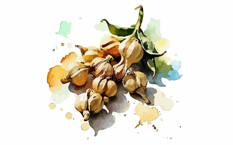 Watercolor Illustration of Chickpea, Botanical Illustration, Flowers ...