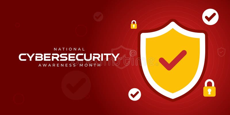 National Cyber Security Awareness Month. Lock, People, Earth, Search ...