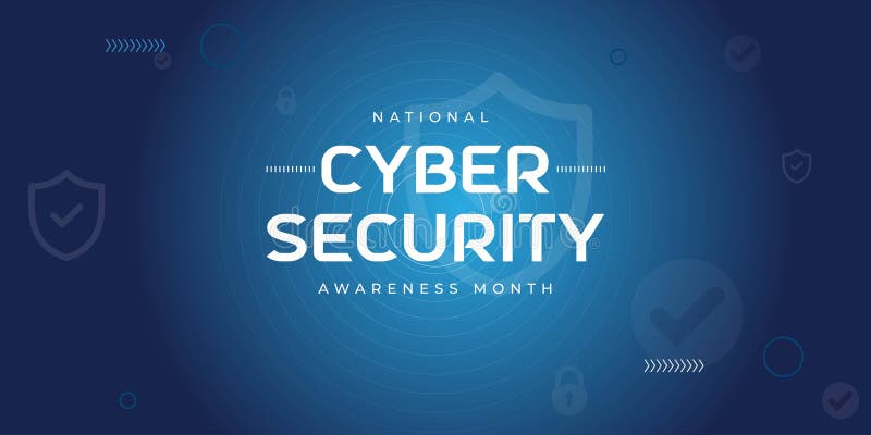 National Cyber Security Awareness Month. Lock, People, Earth, Search ...