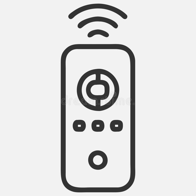 Remote Icon: Modern, Sleek Control Symbol for Digital Interfaces Stock ...