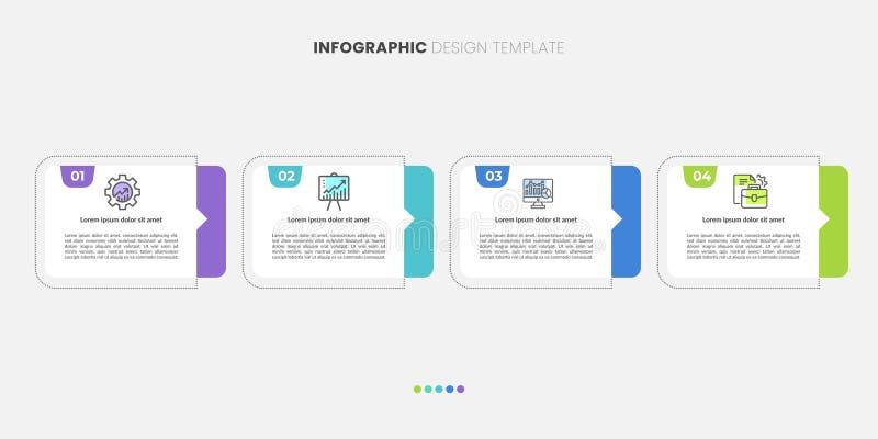Timeline Creator Infographic Template. 4 Step Timeline Journey ...