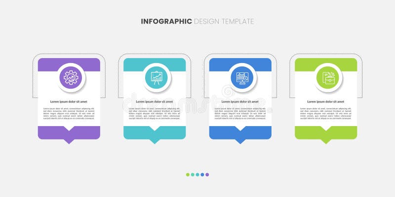 Timeline Creator Infographic Template. 4 Step Timeline Journey ...