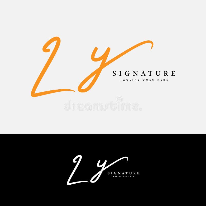 Initial Letter SC Logo in Signature. Handwritten Lettering Style of S ...