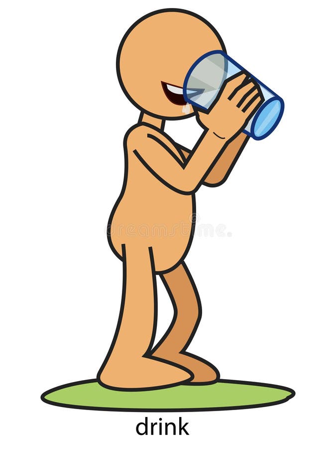 Drink stock vector. Illustration of person, muscle, adult - 345450653